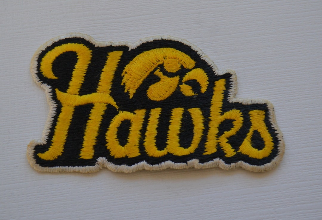 Vintage Iowa Hawkeyes College University Embroidered Patch - Etsy