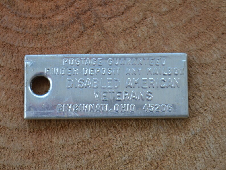 Vintage Disabled American Veterans Iowa Red 1966 License Plate - Etsy