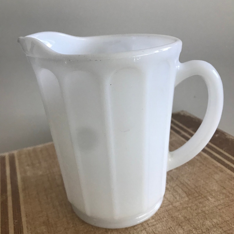 Small Glass Pitcher - Etsy