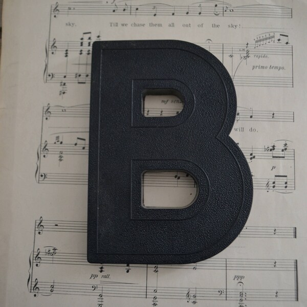 B Industrial Letter - Etsy