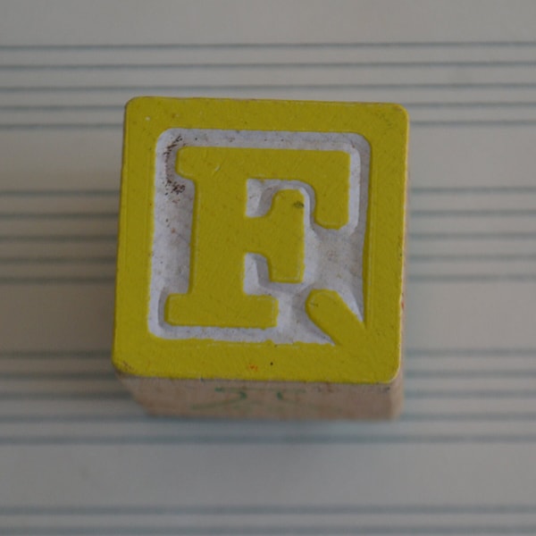 Wood Letter F - Etsy