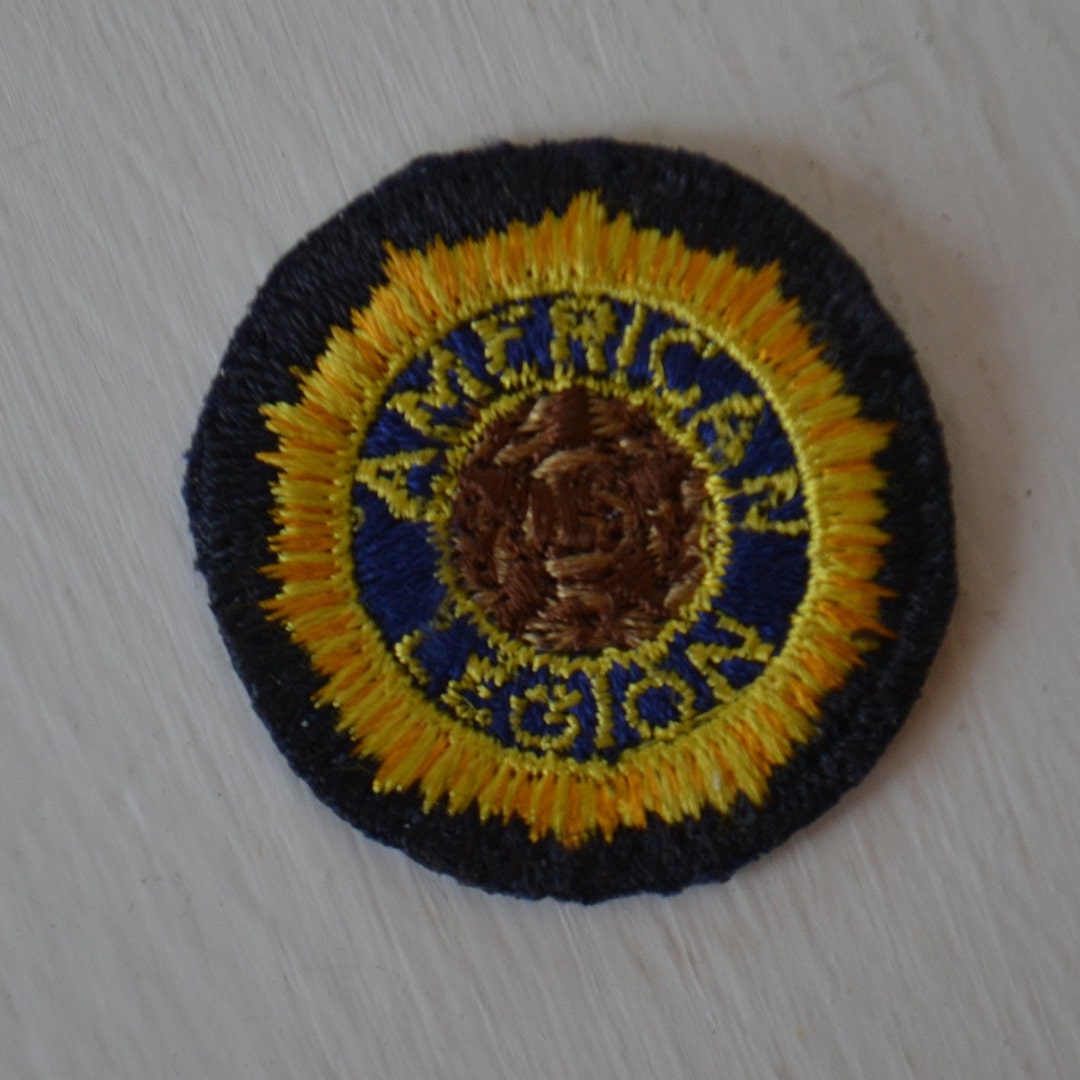 Vintage Circle American Legion Embroidered Patch Badge - Etsy