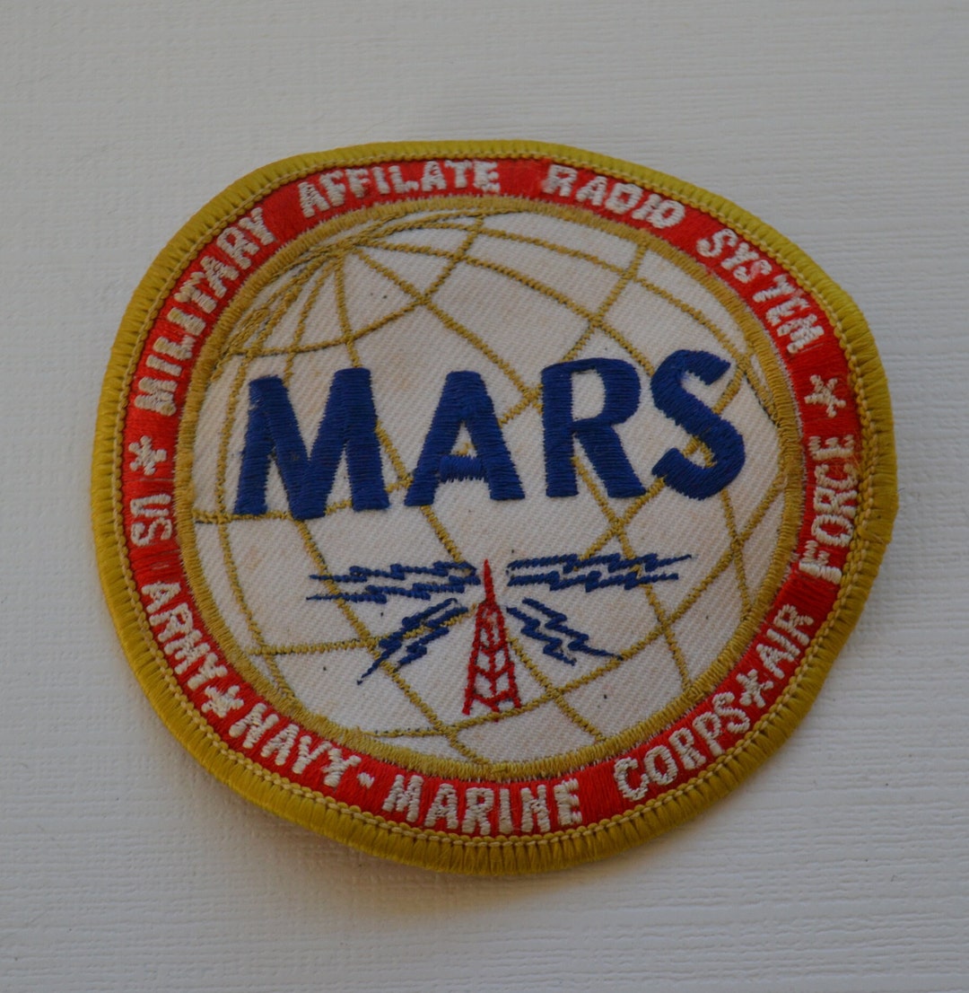 Vintage Military Radio System Mars Embroidered Patch Badge - Etsy