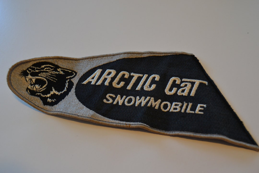 Vintage Reclaimed Artic Cat Snowmobile Embroidered Applique Patch - Etsy