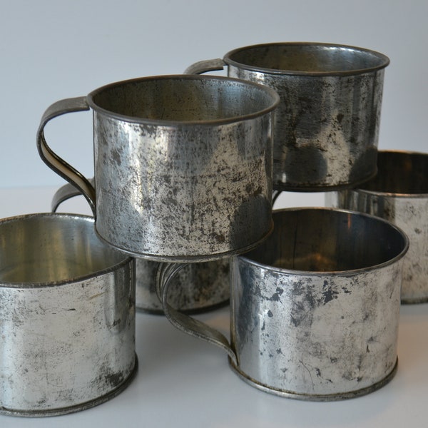 Old Metal Cups - Etsy