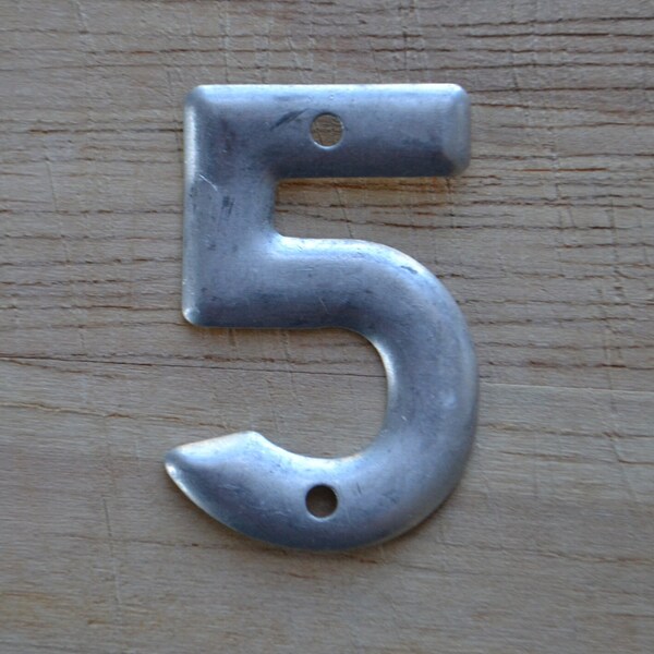 Small Metal Numbers - Etsy