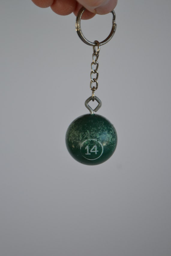 vintage pool ball key - Gem