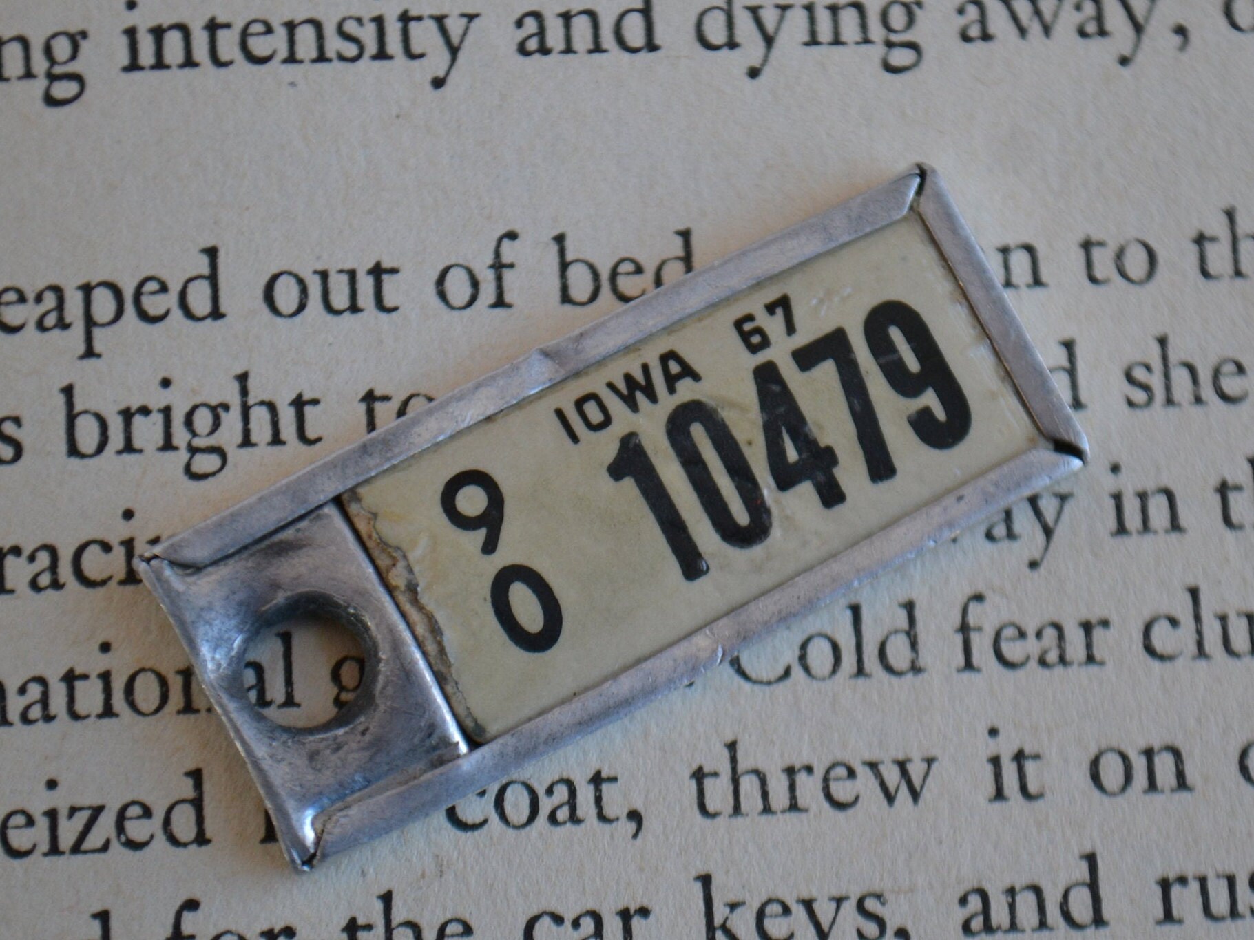 Vintage Disabled American Veterans Iowa White 1967 License | Etsy