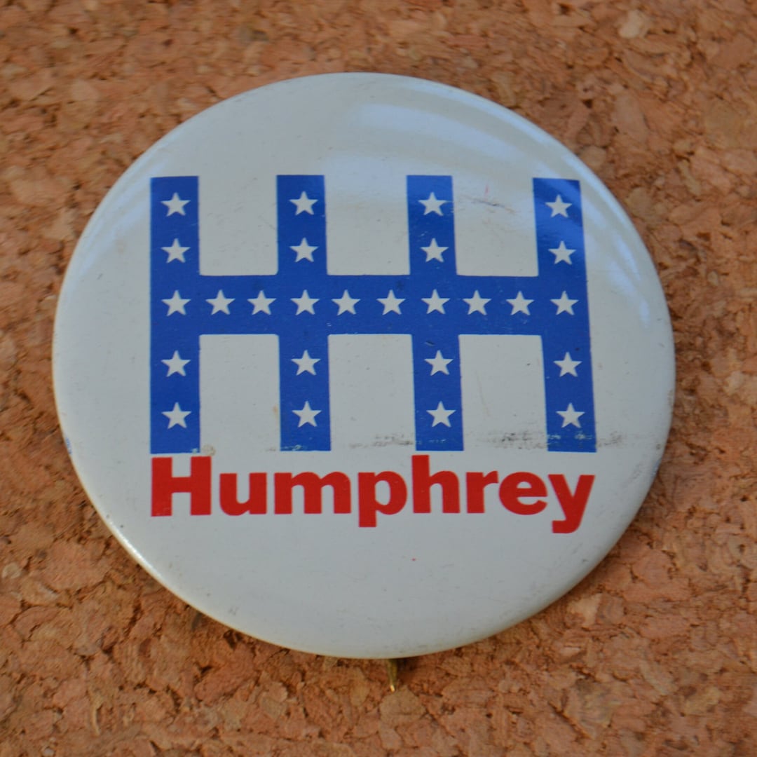 Vintage Humphrey Presidential Candidate Campaign Vote Voting Pin ...