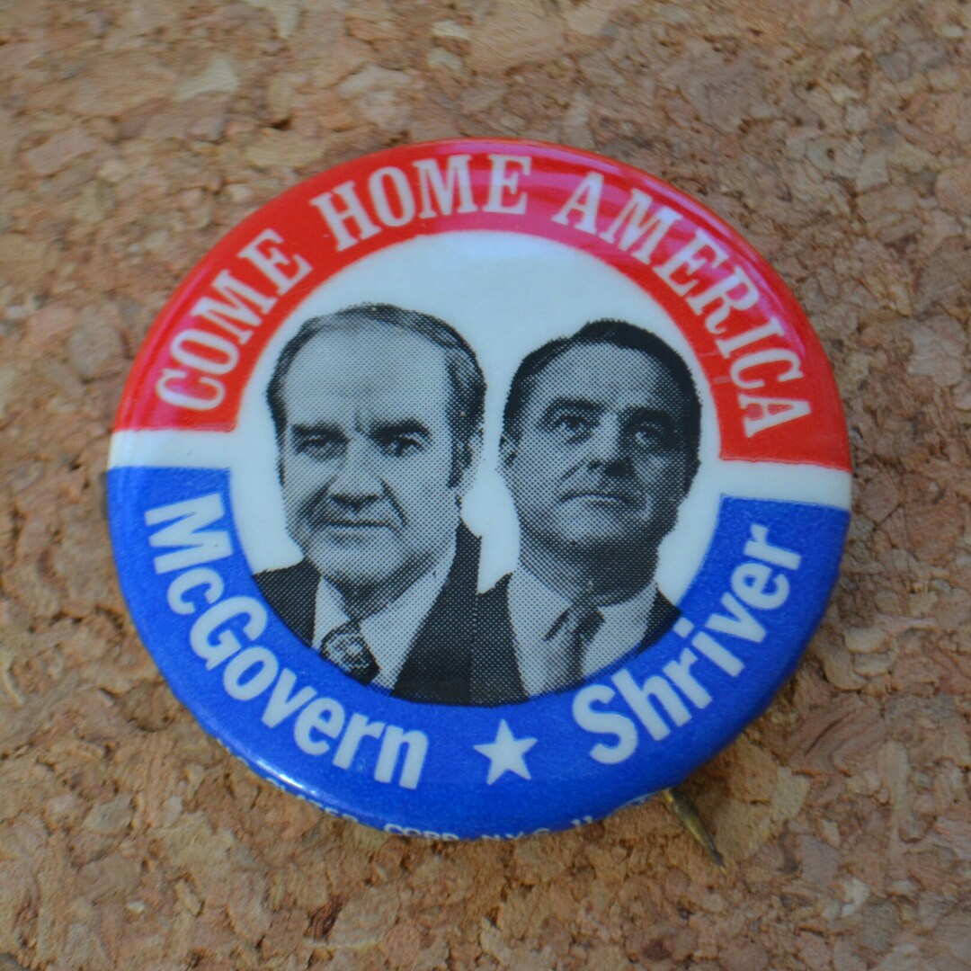 Vintage Mcgovern Shriver President Presidential Candidate Campaign Vote ...