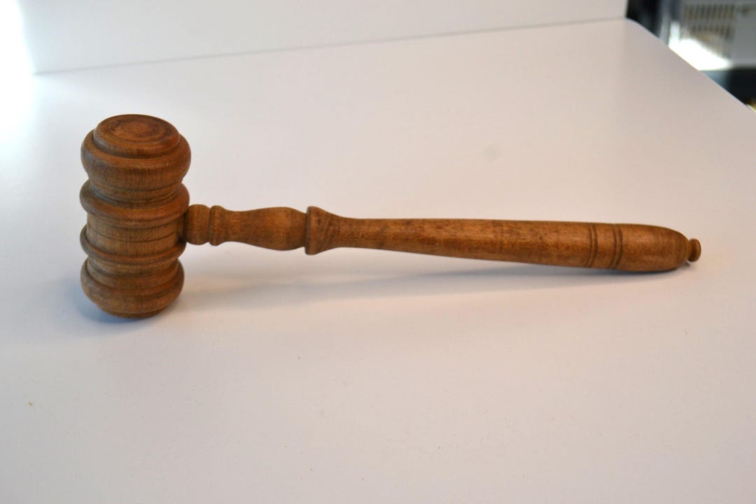 Vintage Wood Judge Auctioneer Gavel Mallet - Etsy