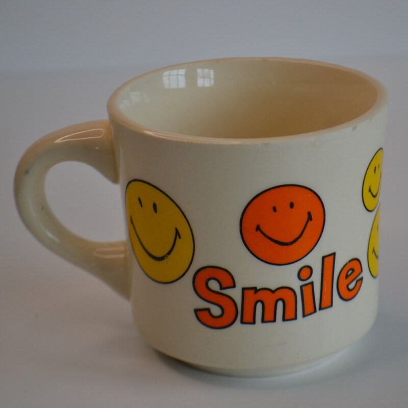 Happy Face Mugs - Etsy