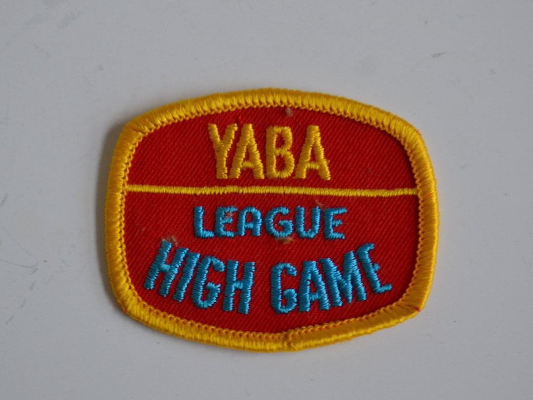 YABA League High Game Bowling Vintage Embroidered Badge Patch - Etsy