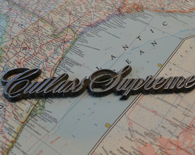 Vintage Salvage Caprice Supreme Car Auto Metal Emblem Badge Accessory ...