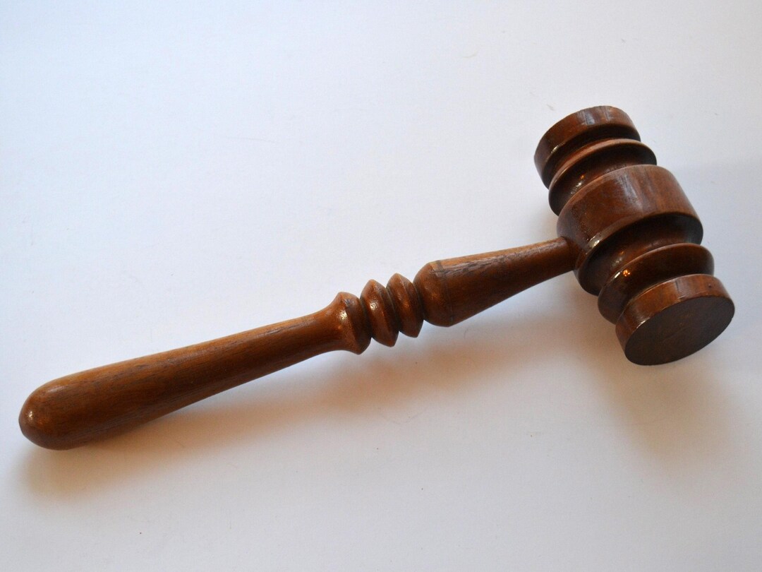 Vintage Wood Judge Auctioneer Gavel Mallet - Etsy