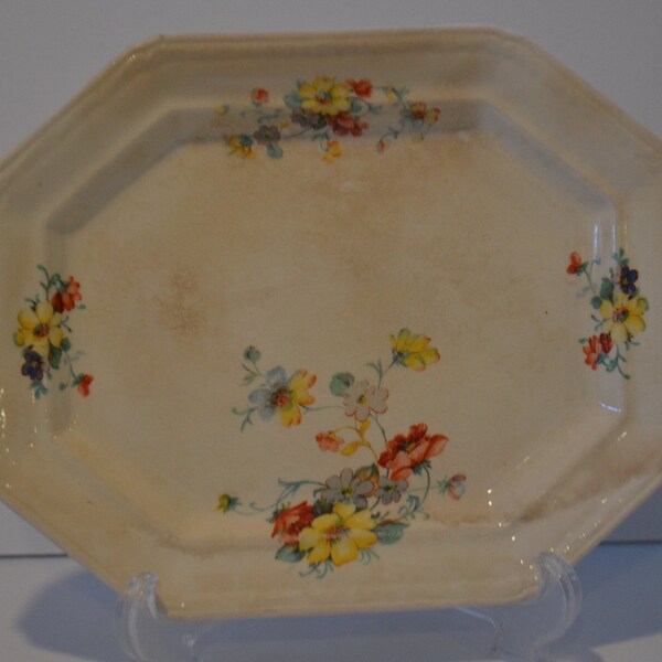 Edwin M Knowles Platter - Etsy
