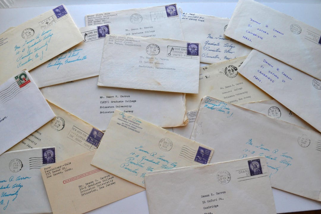 Vintage Assorted Handwritten Typed Mailing Envelopes Ephemera Lot of 28 ...