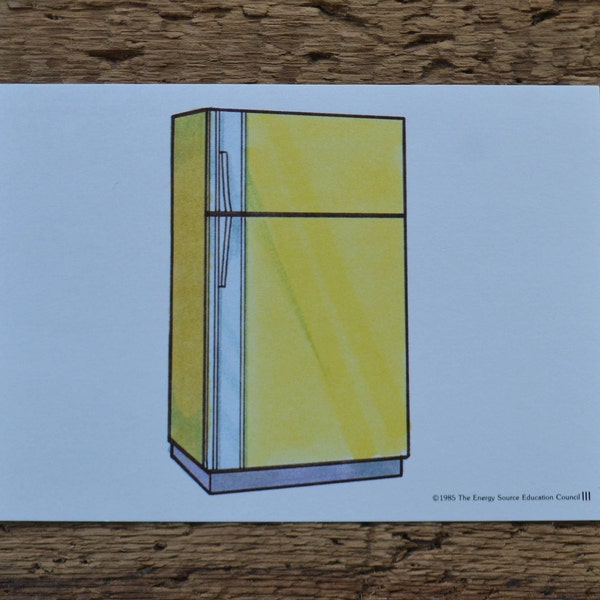 Retro Refrigerator - Etsy