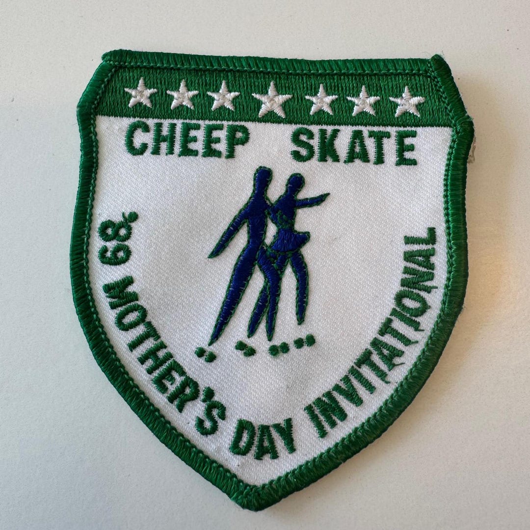 Reclaimed Vintage 1989 Cheep Skate Mother's Day Invitational Roller ...
