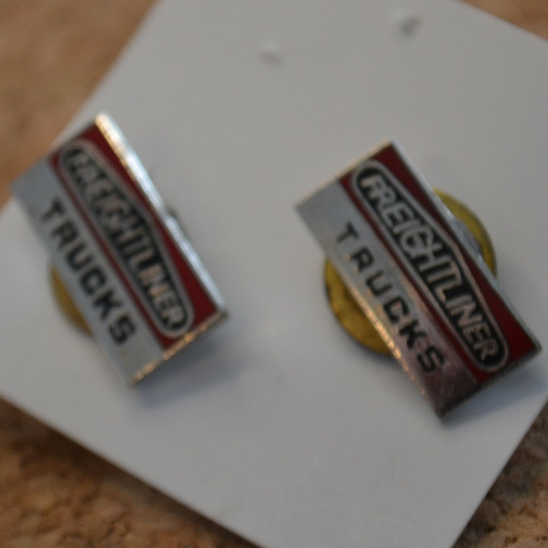 Vintage Freightliner Trucks Pinback Button Pins Set of 2 - Etsy