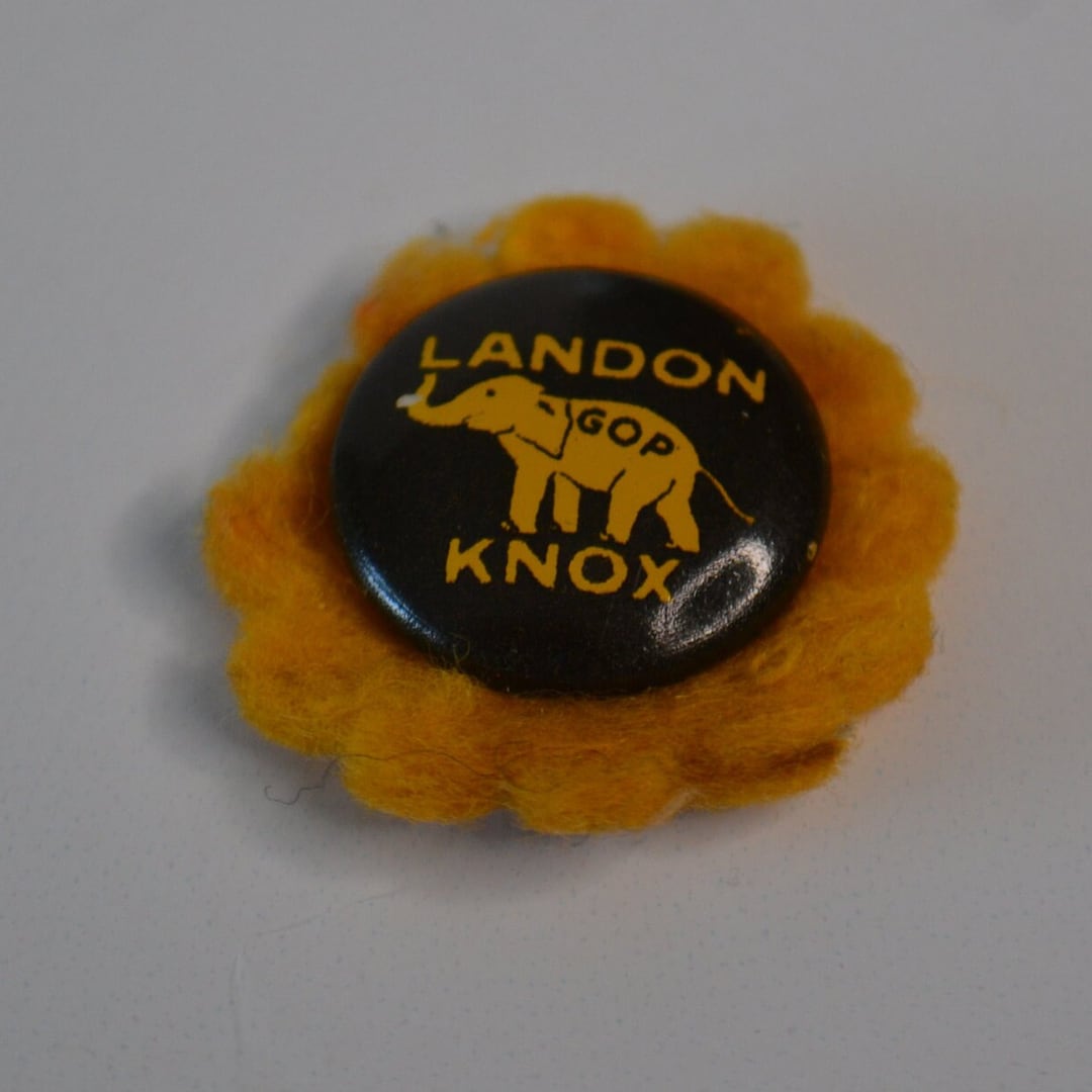 Vintage Landon Knox Presidential for President Candidate Campaign Vote ...