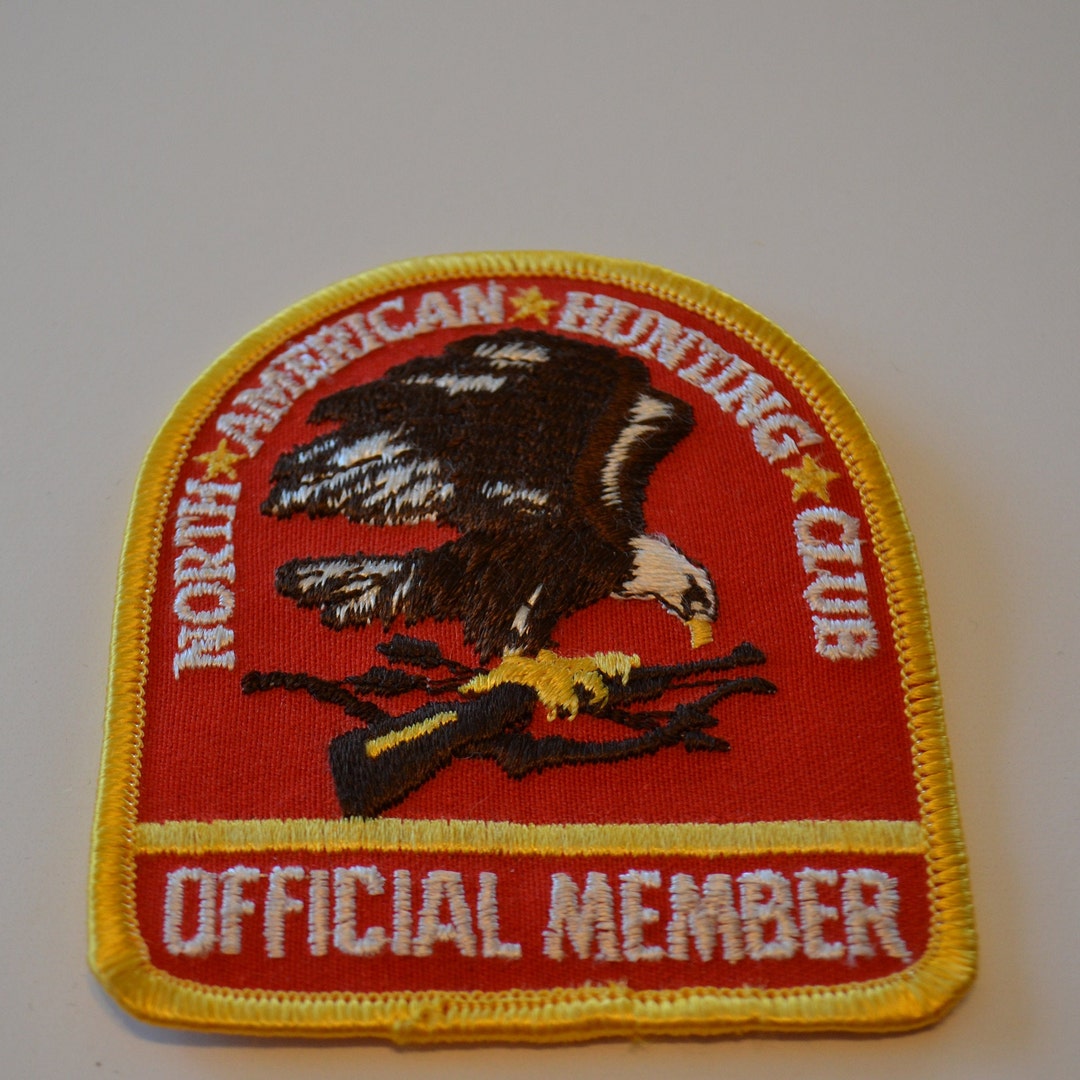Reclaimed North American Hunting Club Member Embroidered Patch Badge - Etsy