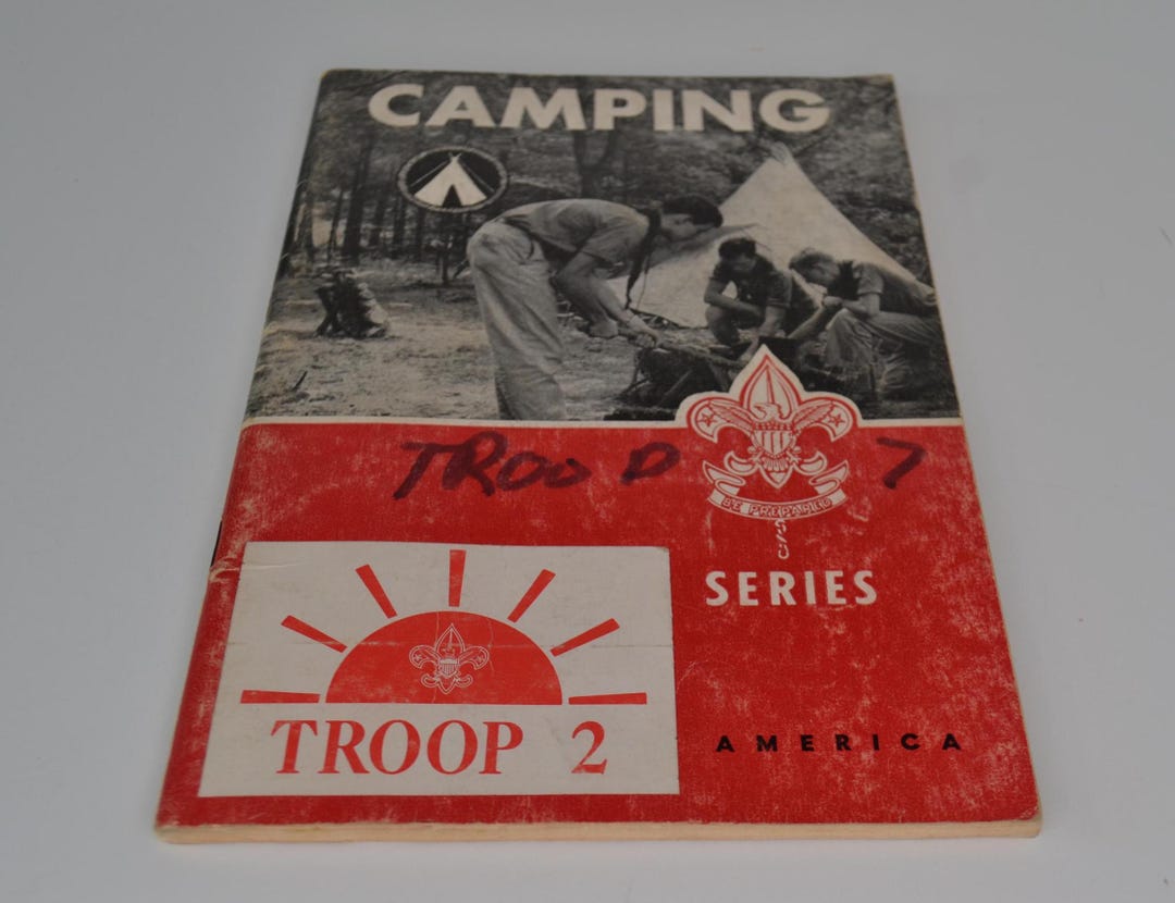 Vintage 1963 Boy Scouts Troop 2 Camping Handbook Book - Etsy