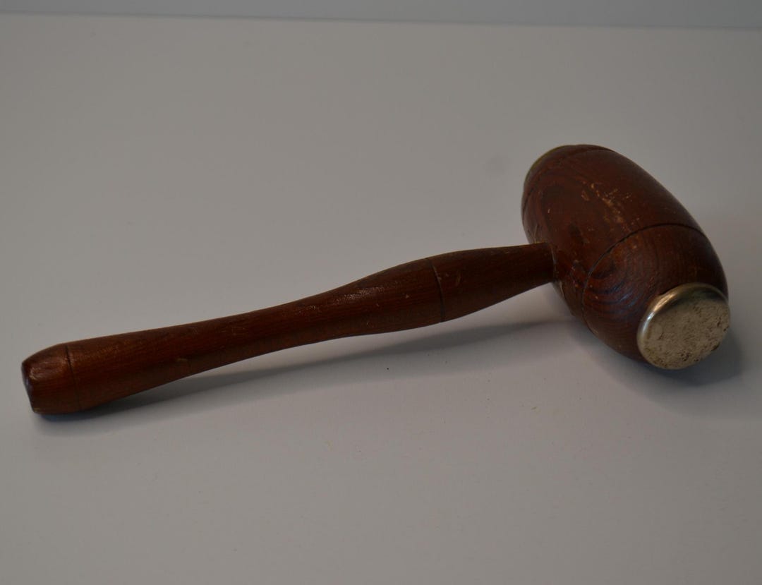Vintage Wood Toy Judge Auctioneer Gavel Mallet - Etsy
