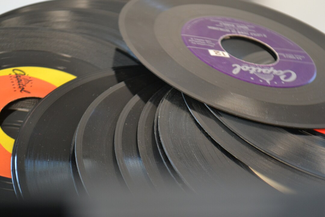 Vintage 45 RPM Albums With No Covers 7" - Assorted Lot of 40 - Etsy