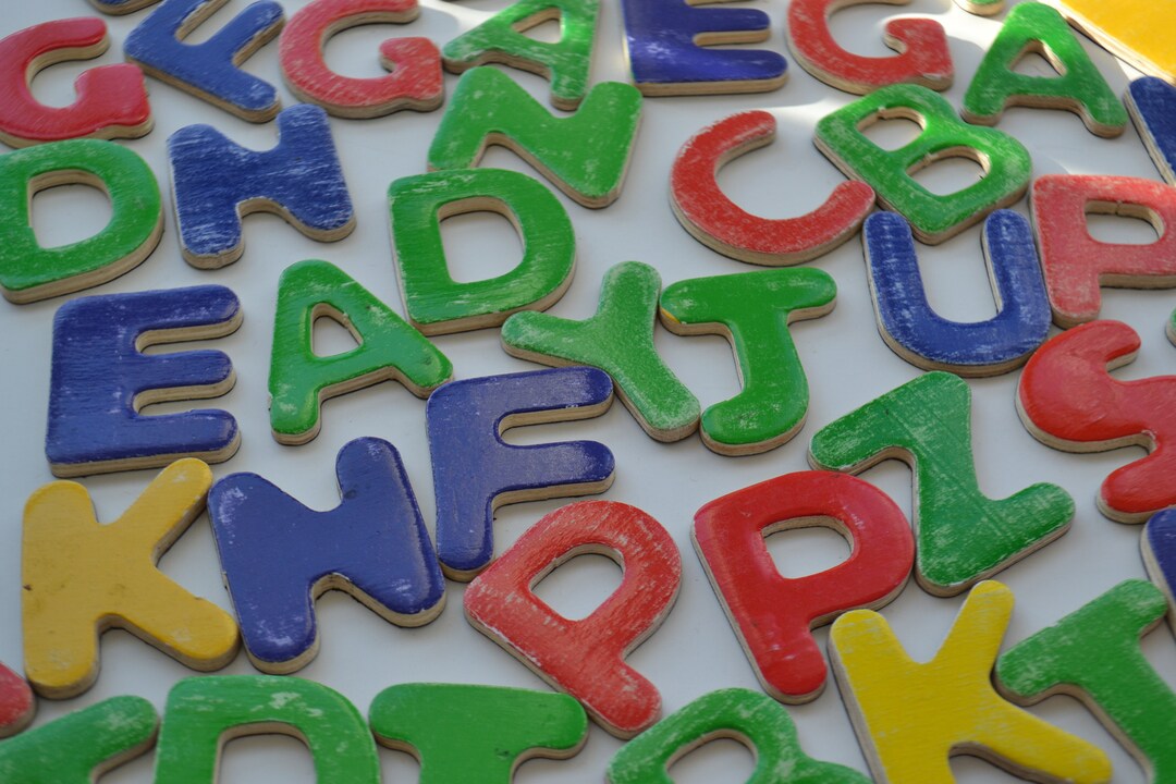 Colorful Magnetic Magnets Letters Randomly Assorted Lot of 15 - Etsy