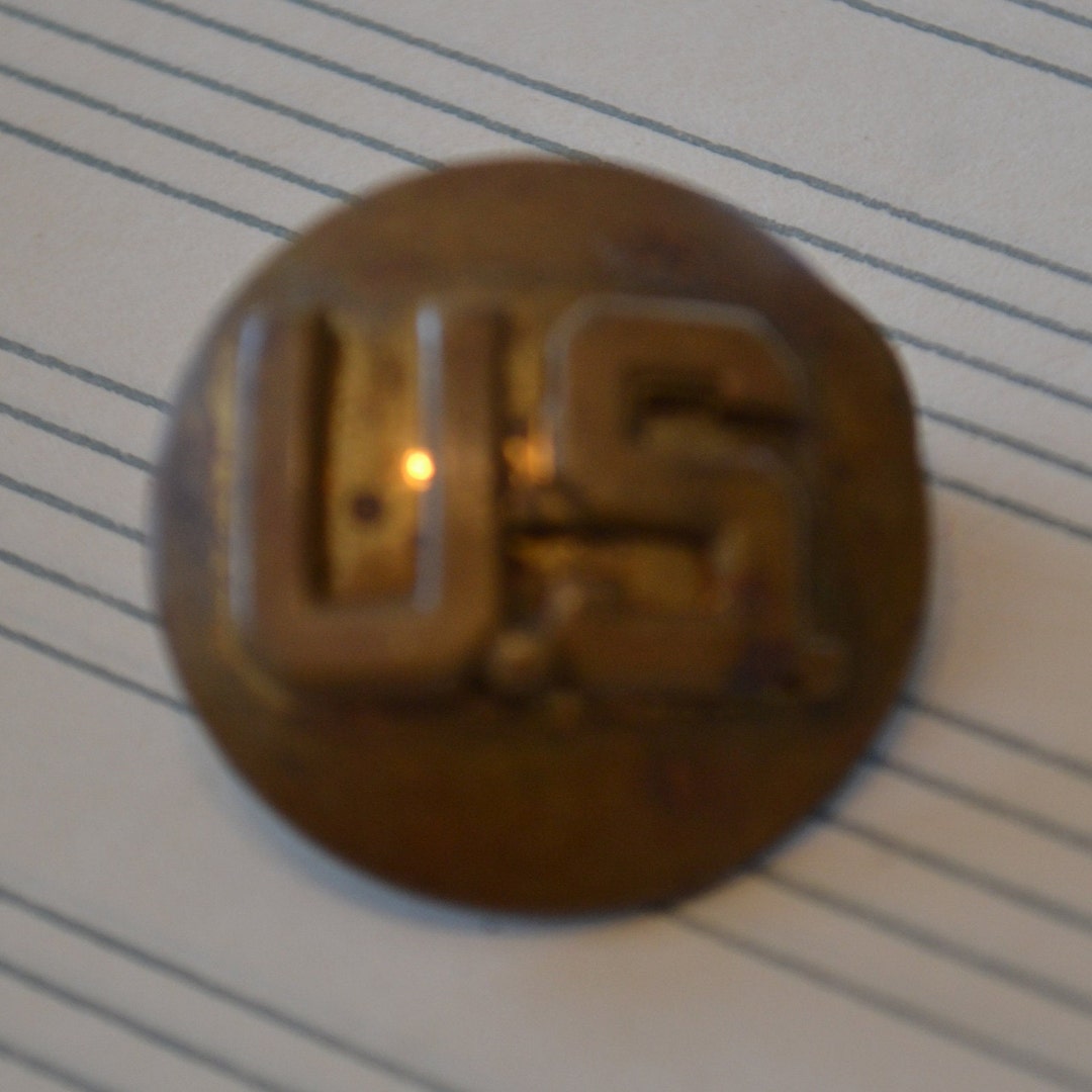 Vintage Brass Military US Lapel Jacket Jewelry Pin - Etsy