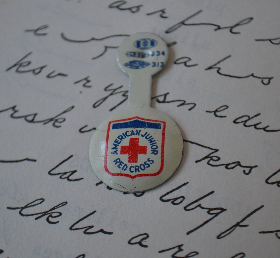 Vintage American Junior Red Cross Lapel Metal Collectible Pin - Etsy