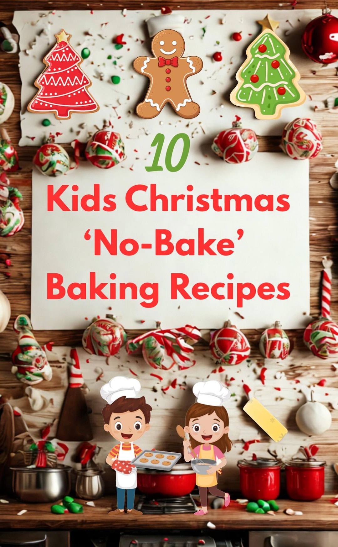 10 Easy Kids Christmas Recipes PDF | No-bake Holiday Treats for ...
