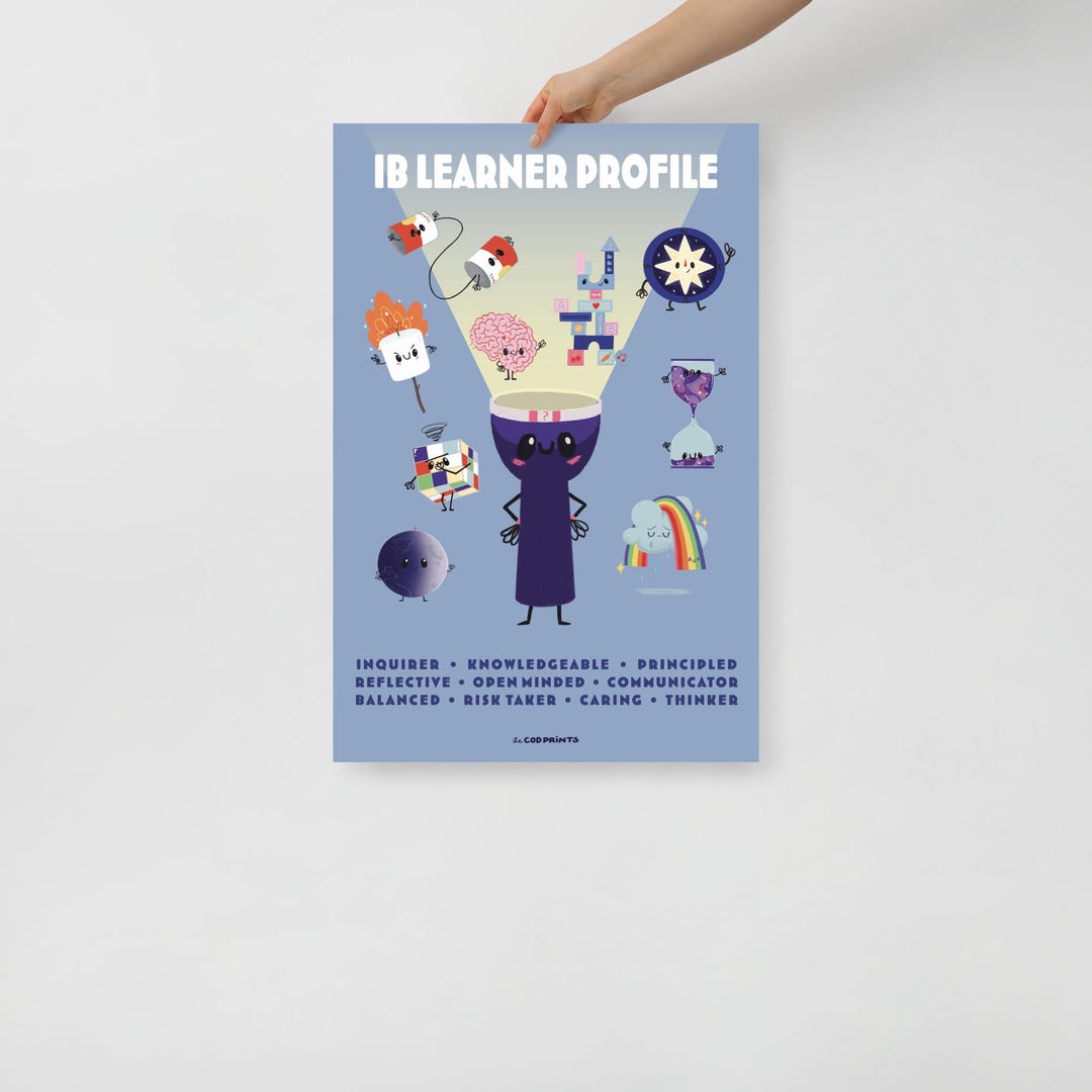 Hand-illustrated Educational IB Learner Profile Poster - Etsy