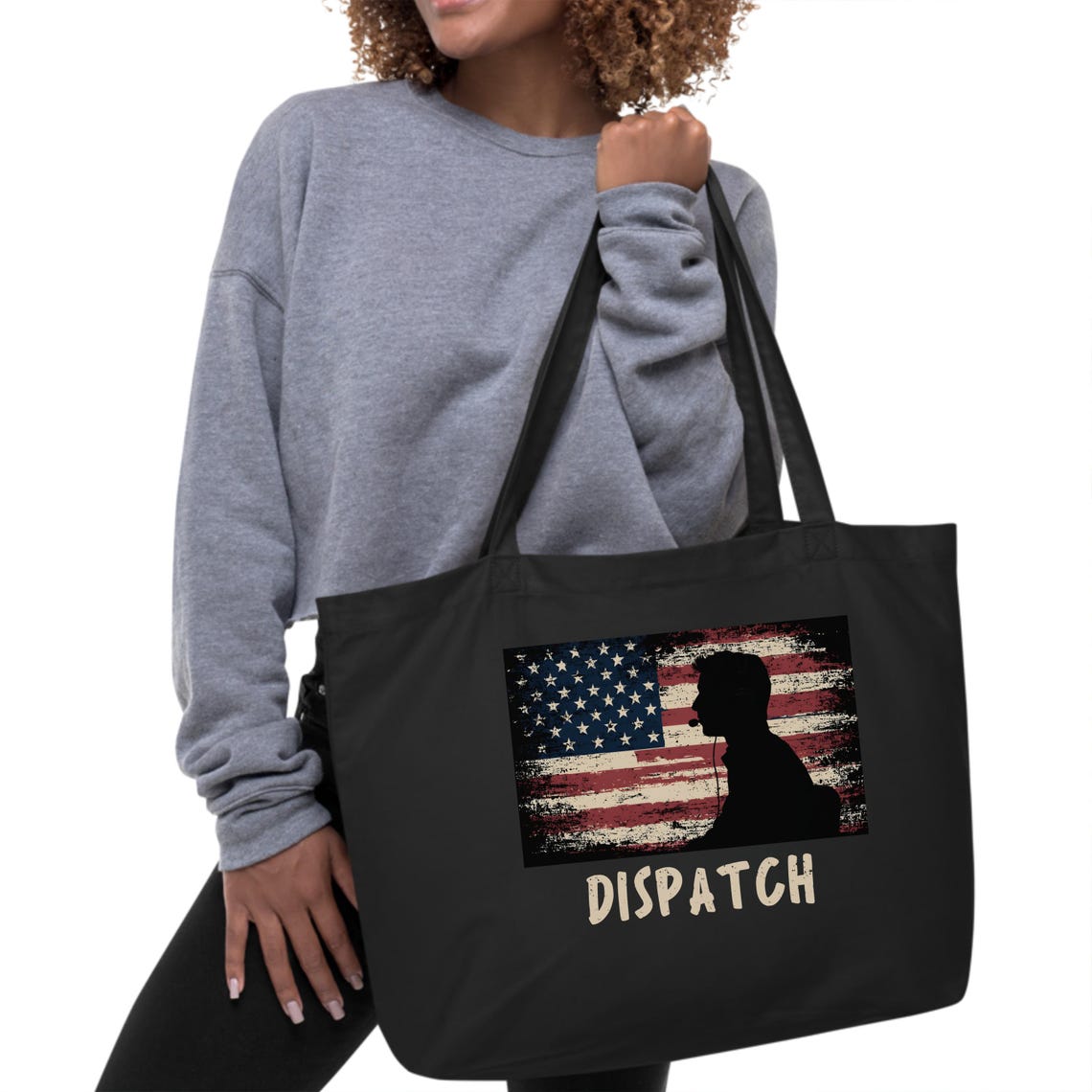 Dispatch Headset Silhouette PNG, Distressed USA Flag 911 Operator ...