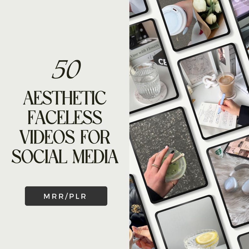 50 Aesthetic Faceless Stock Videos for Instagram Reels | Viral Social ...