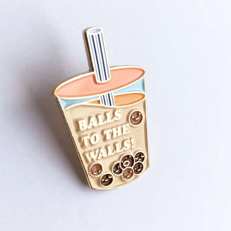 Bubble Tea Enamel Pin - Etsy