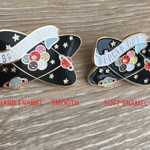 NEW** Spaced Out Planets and Atoms Enamel / Lapel Pin - Etsy