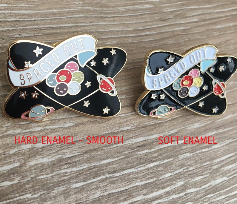 NEW** Spaced Out Planets and Atoms Enamel / Lapel Pin - Etsy