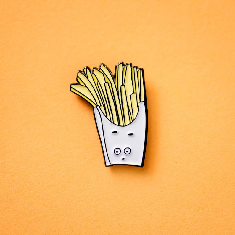 NOW AVAILABLE** French Fry Enamel / Lapel Pin - Etsy