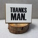 THANKS MAN Thank You Greeting Card | Etsy