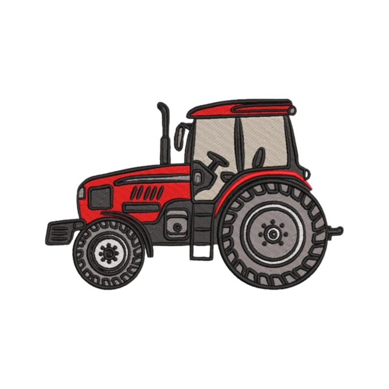 Tractor Embroidery Design for Machine Embroidery Digital File | PES DST ...