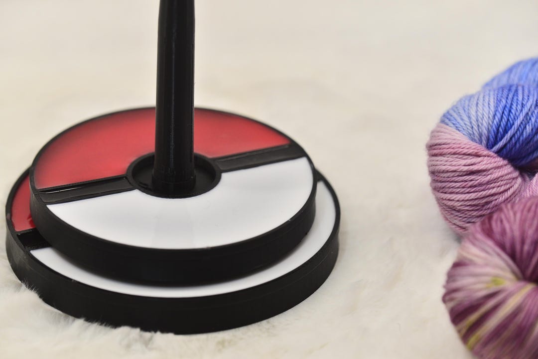 Pokemon Pokeball Tabletop Yarn Spinner for Knitting and Crochet - Etsy UK