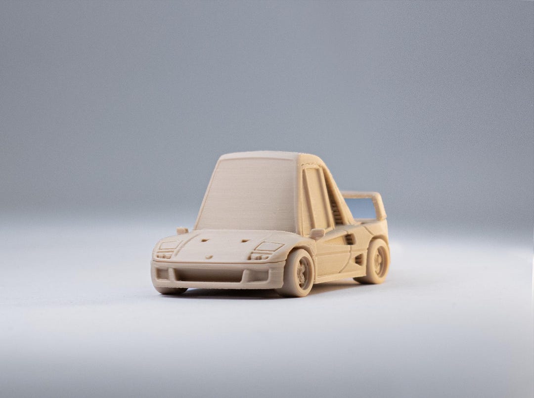 Tooned Ferrari F40 Kit Card - Etsy