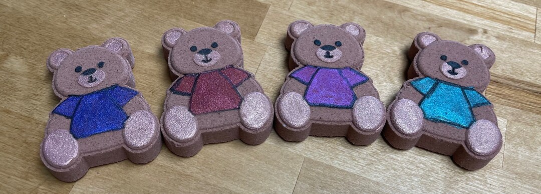 Teddy Bear Foaming Bath Bomb - Etsy