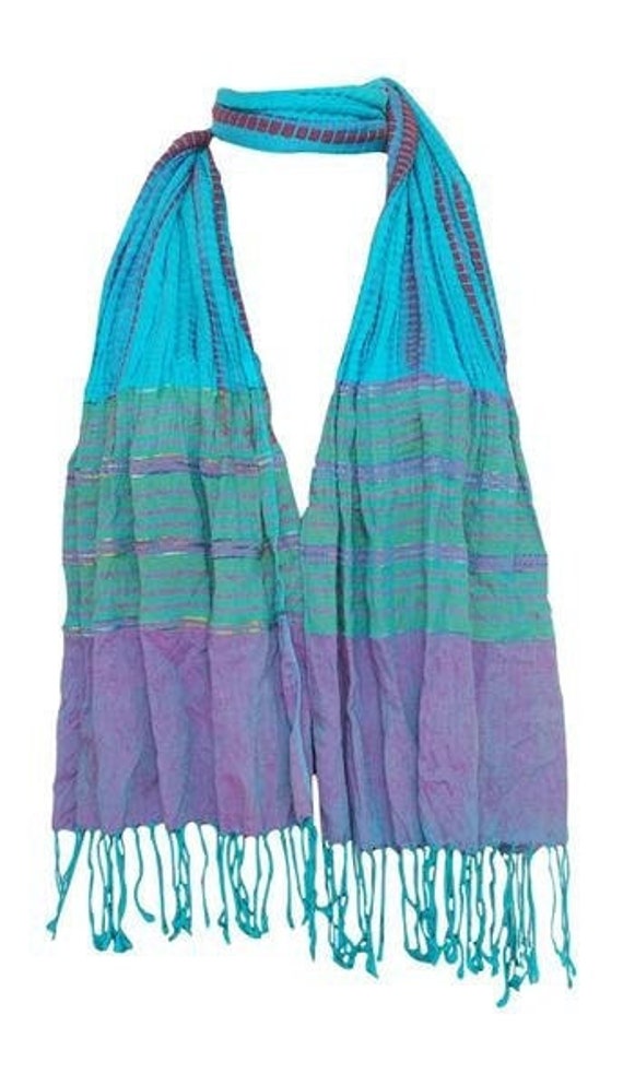 festival scarf turquoise - Gem