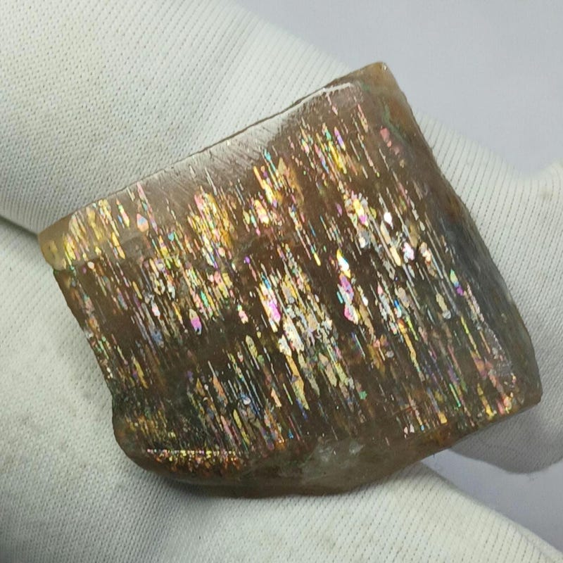 Oregon Sunstone Slice - Etsy
