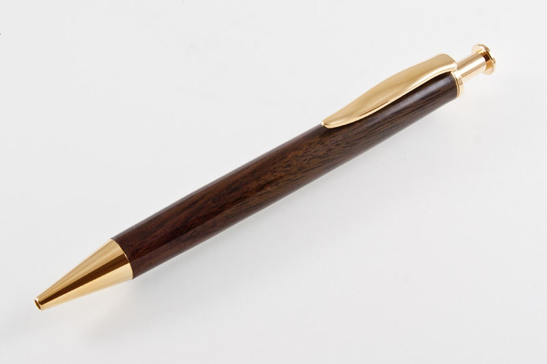 Rich East Indian Rosewood A Long Bodied Click Pen the Lumberton - Etsy