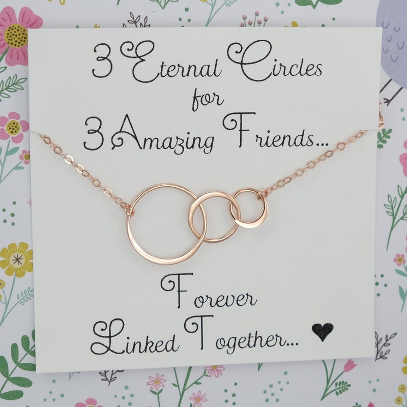 3 Best Friend Necklace - Etsy