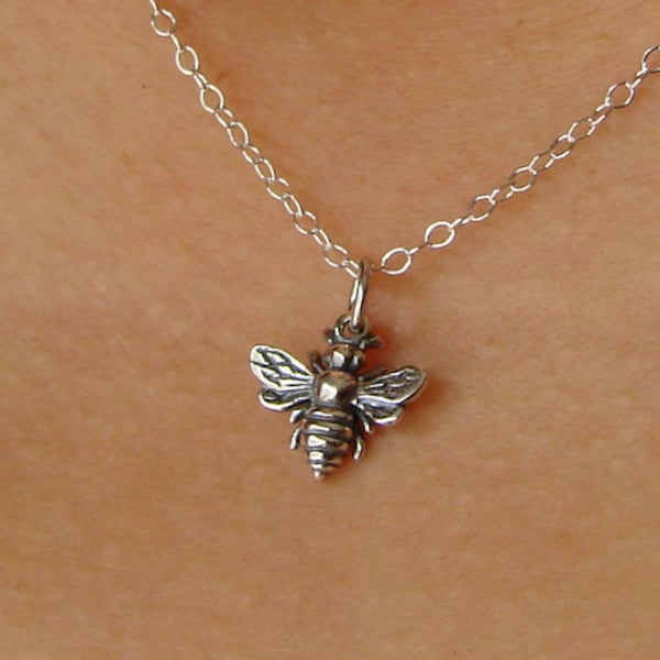 Bee Necklace - Etsy
